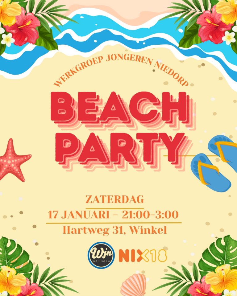 WJN - Beach Party (Canceled) - Gemeente Hollands Kroon